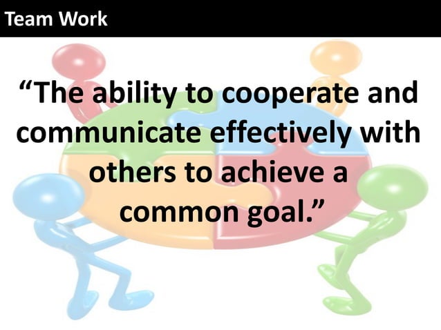 Team work | PPTX | Career Advice | Careers