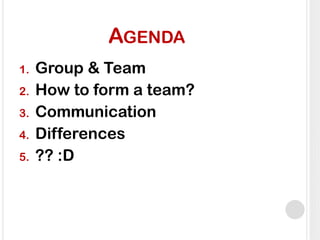 Teamwork and communication skills | PDF