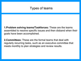 Teamwork and meetings | PPTX