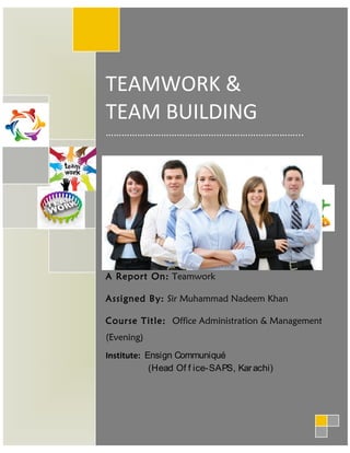 Teamwork and team building | DOC | Business | Business and Finance