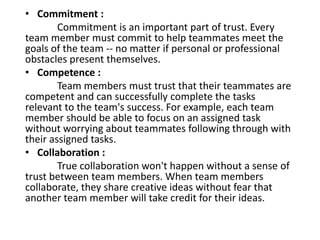 Team work and team building | PPTX