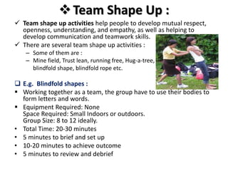 Team work and team building | PPTX