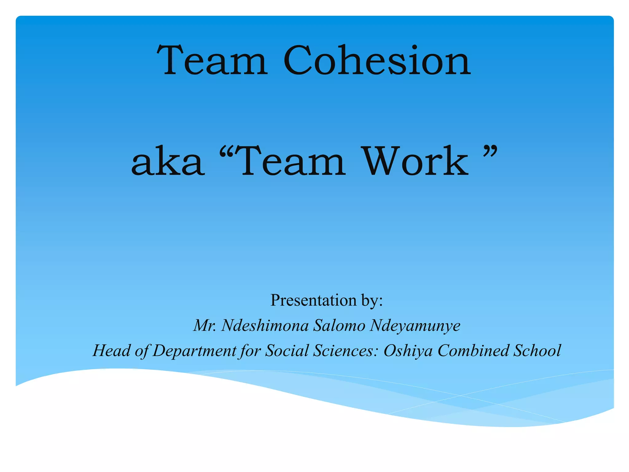 Team work best practices | PPT