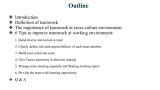 Team Work Building: How to Build Teamwork at the Professional Working ...