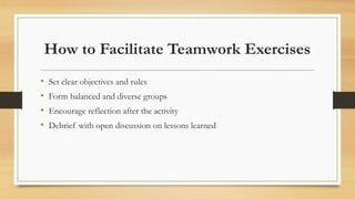 Teamwork Exercises and its importance.pptx