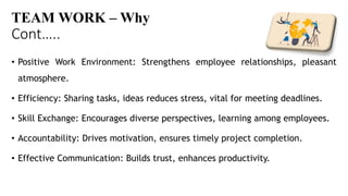 Teamwork - Soft Skill Presentation Oral Communication | PPTX