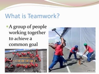 Teamwork in blood bank | PPTX