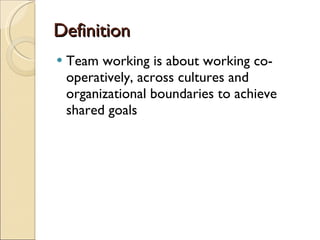 Team Work | PPT