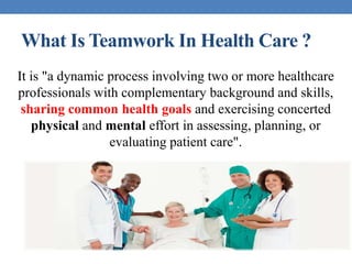 Teamwork in HCO | PPT