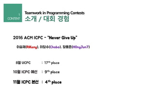 Teamwork in programming contests | PDF