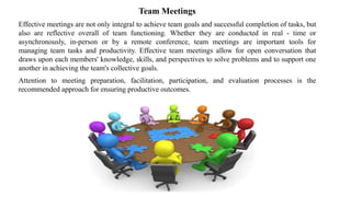 Teamwork in the workplace and ethics | PPTX