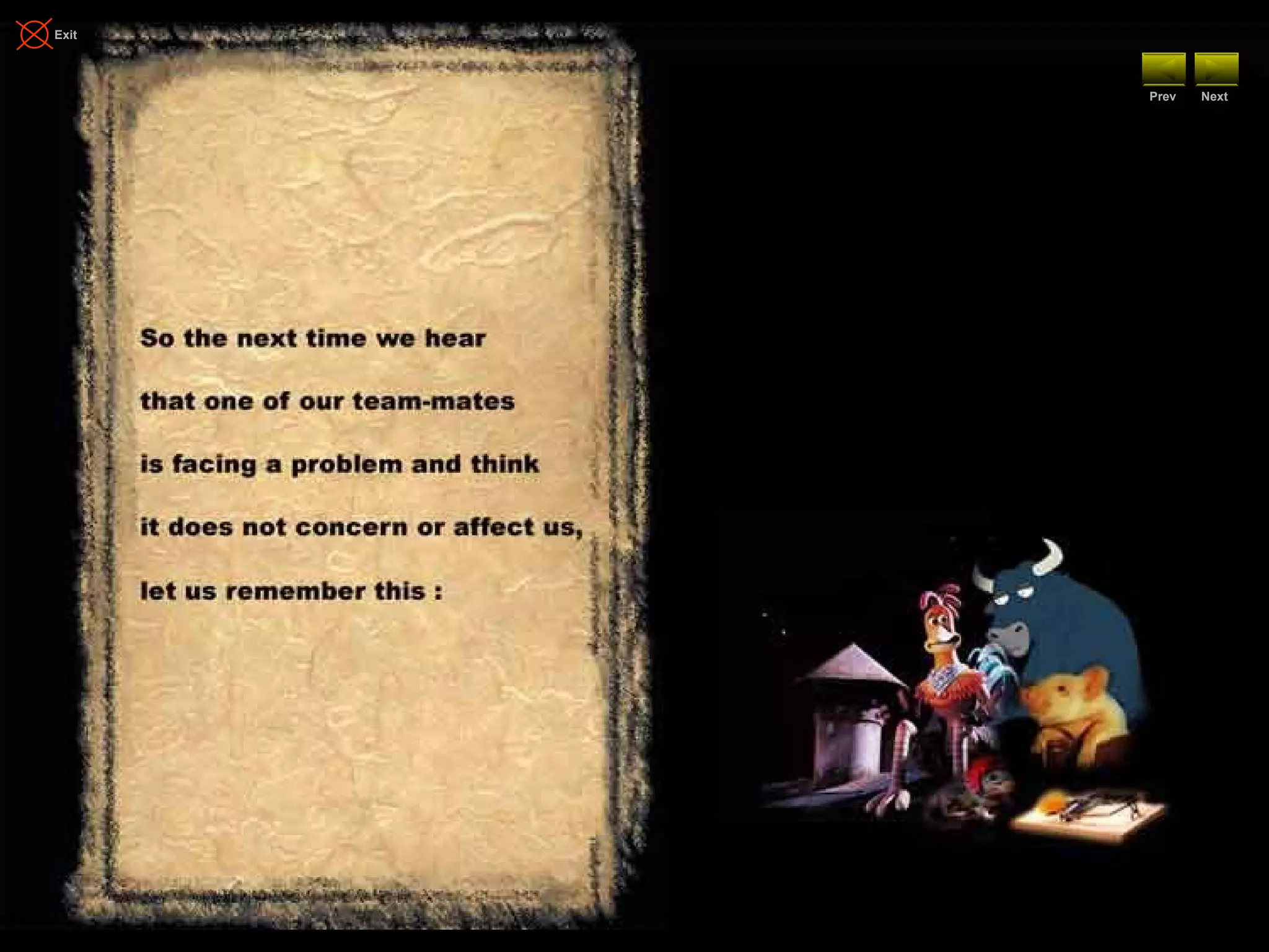 Teamwork Mouse Story | PPT