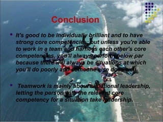 teamwork powerpoint.ppt jucjlcscjsbcs xkxncjdaxcm | PPT | Free Download