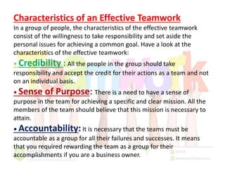 Teamwork ppt | PPTX