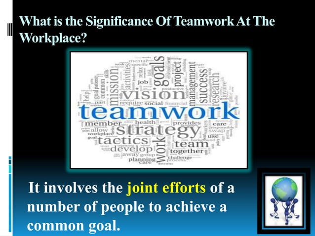 Team work presentation | PPTX