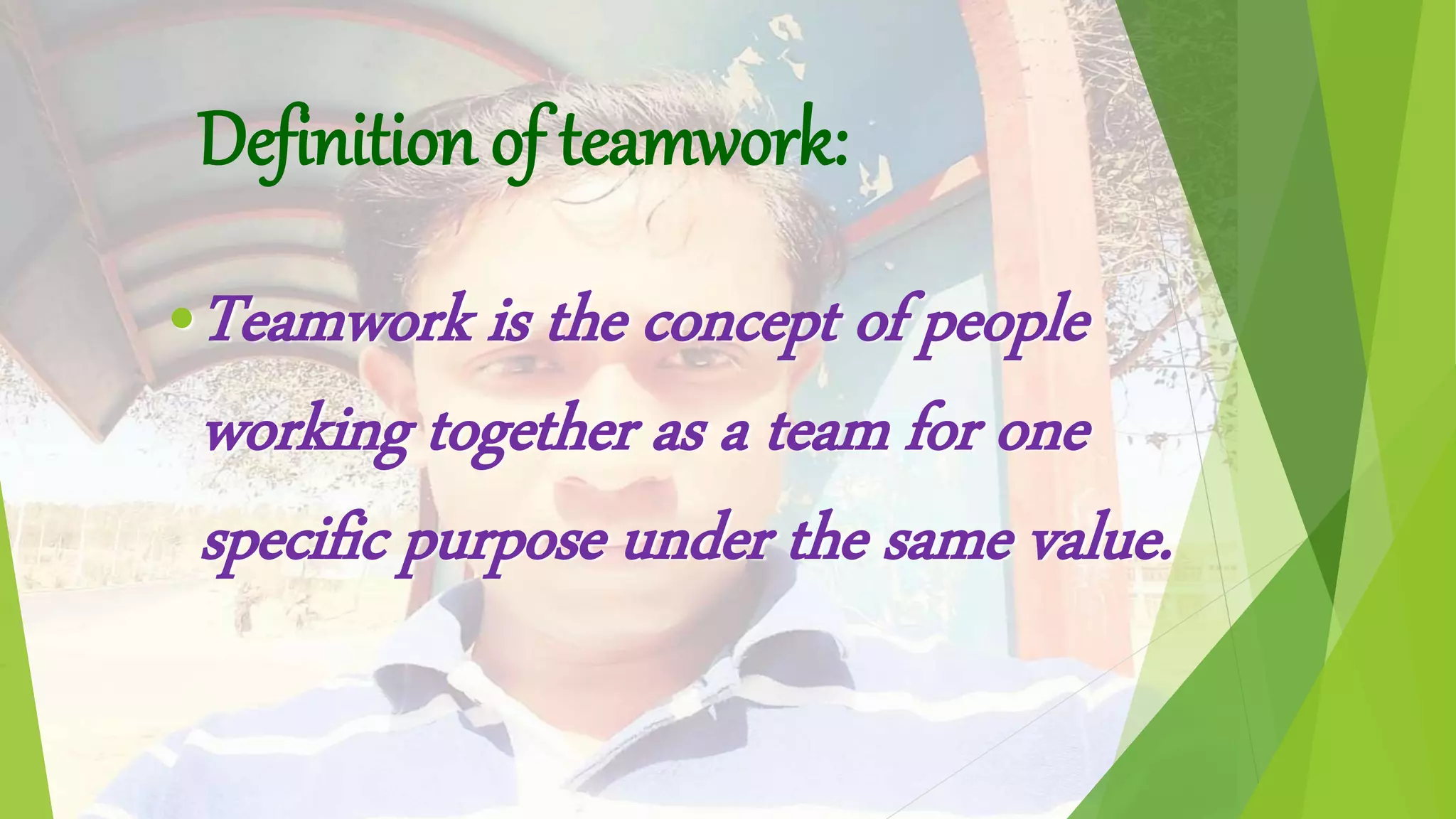 Team work presentation | PPTX
