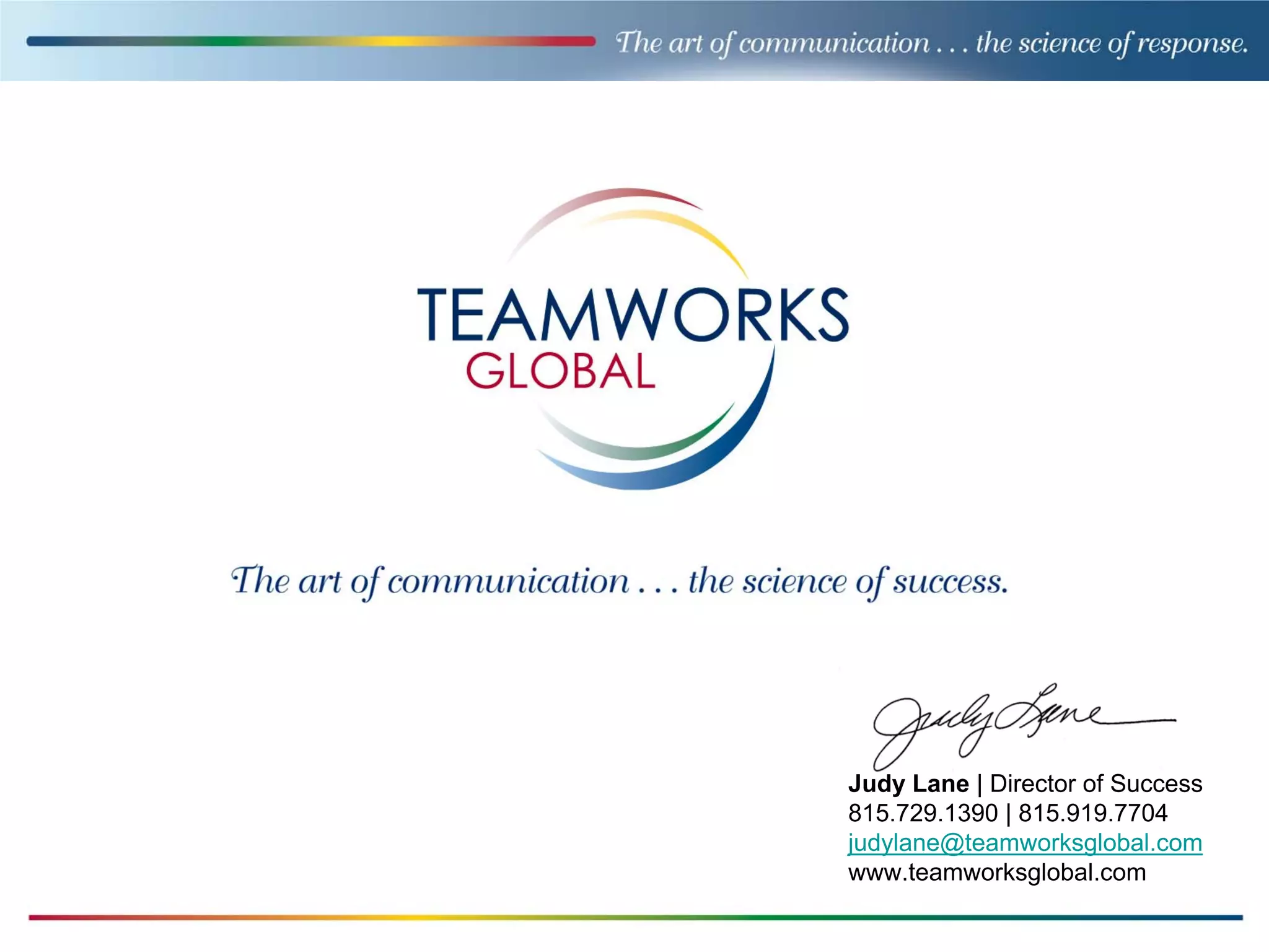 Teamworks Customer Relationship Marketing | PPT