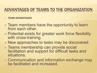 Teamwork slideshare | PPTX