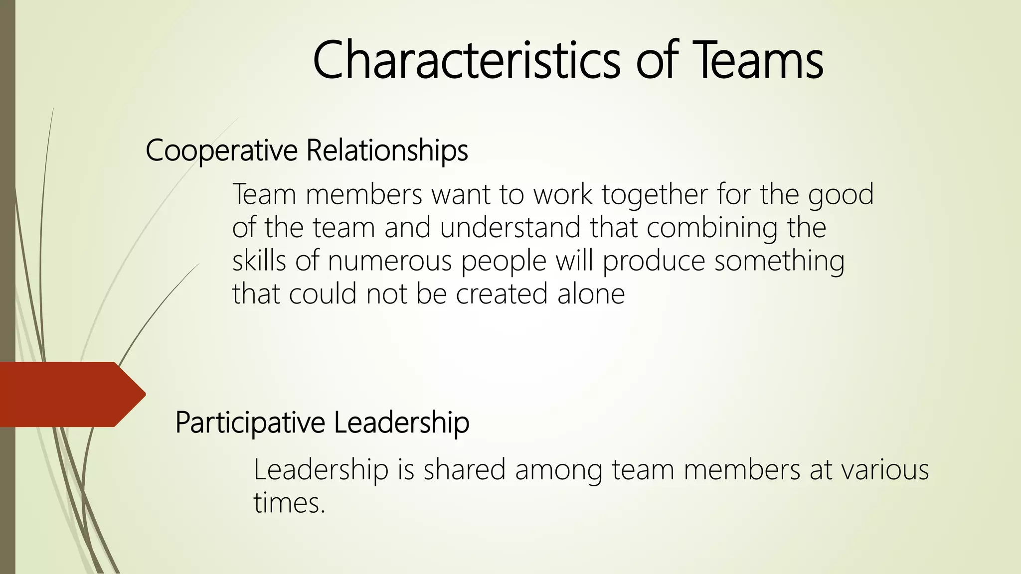 Teamwork and Team Building | PPTX