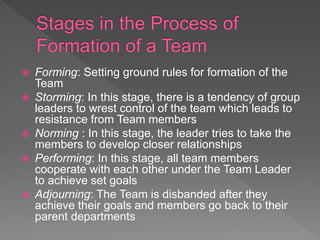 Team work & team building | PPT
