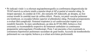 Tromboeobolie arteIei pulmonare presentation | PPTX