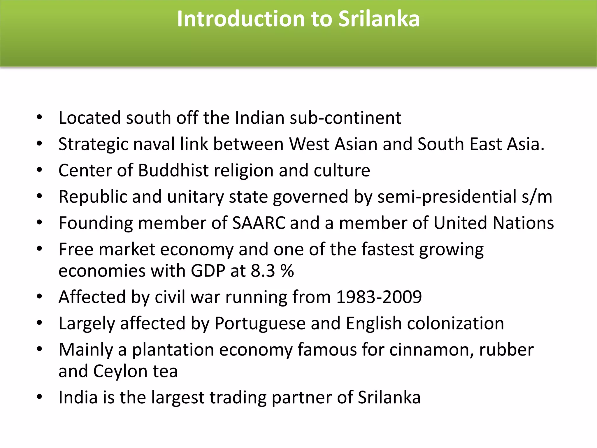 Ceylon Tea industry in Srilanka- Its Business system | PPSX