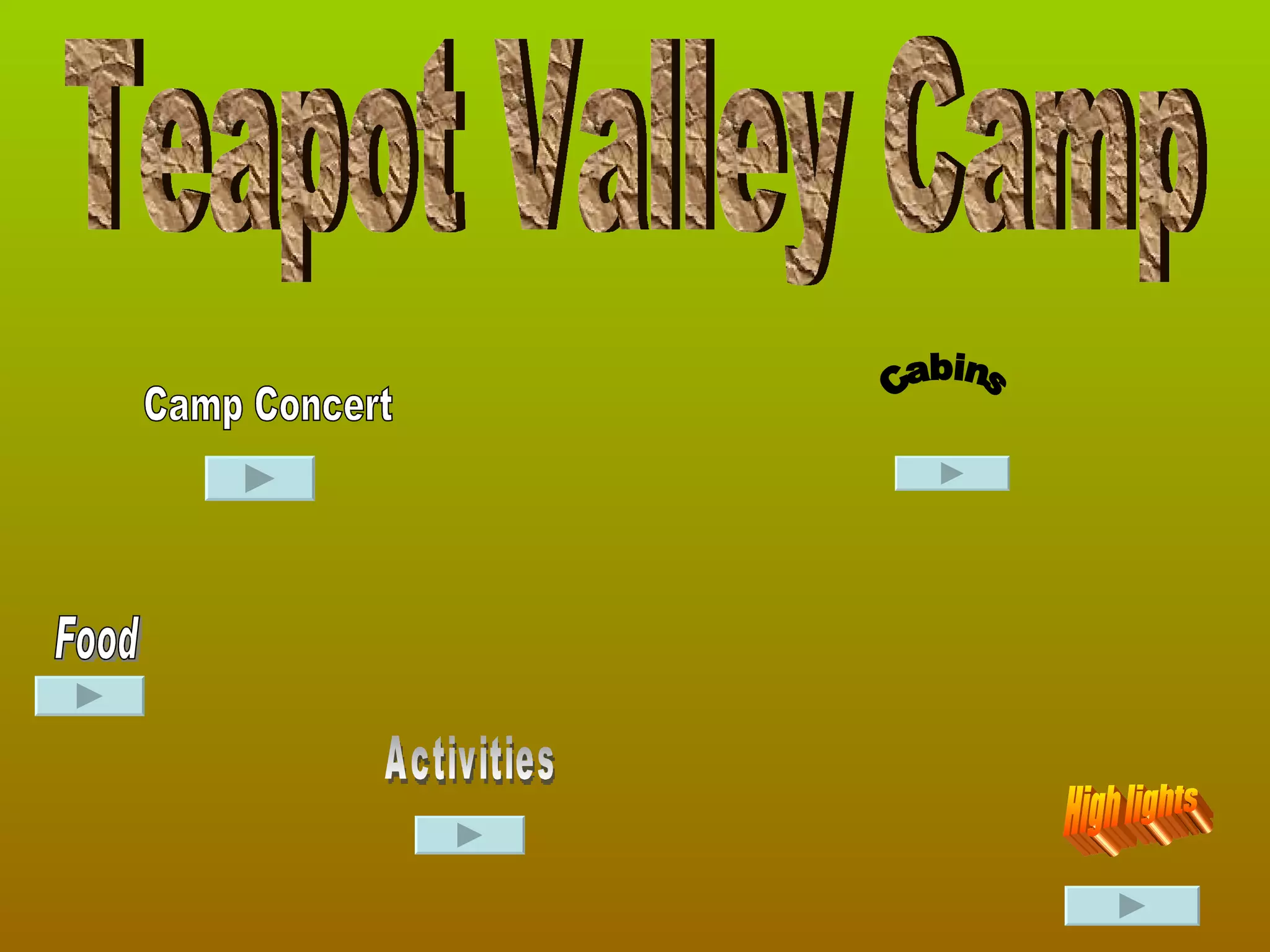 Teapot Valley camp Fenn | PPT
