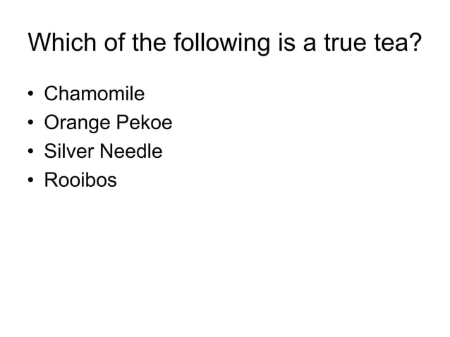 Increase Your Tea Knowledge | PPTX