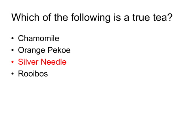 Increase Your Tea Knowledge | PPTX