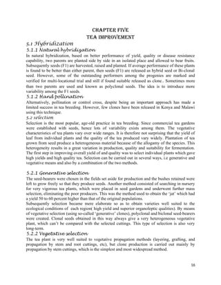 Tea production and processing handout.docx | Free Download