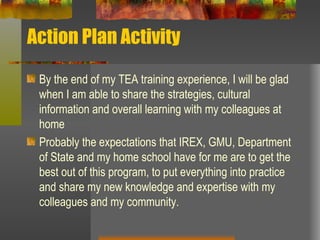 Tea Program Overview | PPT