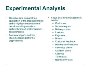 A Mathematical Model for Evaluation of Data Analytics Implementation Alternatives | PPT