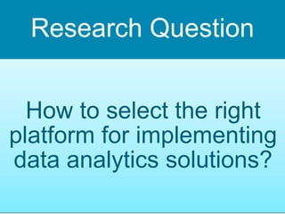 A Mathematical Model for Evaluation of Data Analytics Implementation Alternatives | PPT