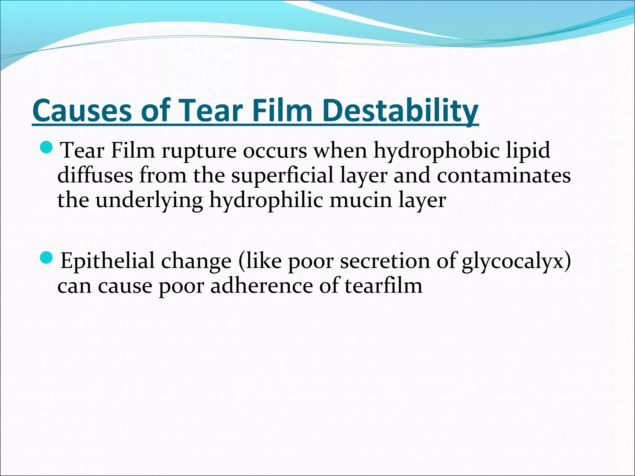 Tear film | PPT