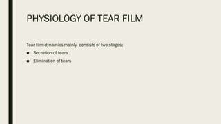 ANATOMY & PHYSIOLOGY OF TEAR FILM FOR CONTACT LENS FITTING.pdf | Eye ...