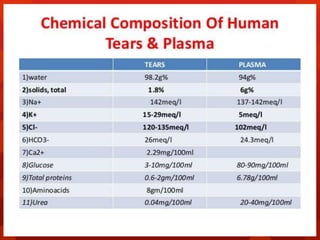 Tear film and dynamics | PPTX