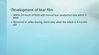 Tearfilm & blinking | PPTX