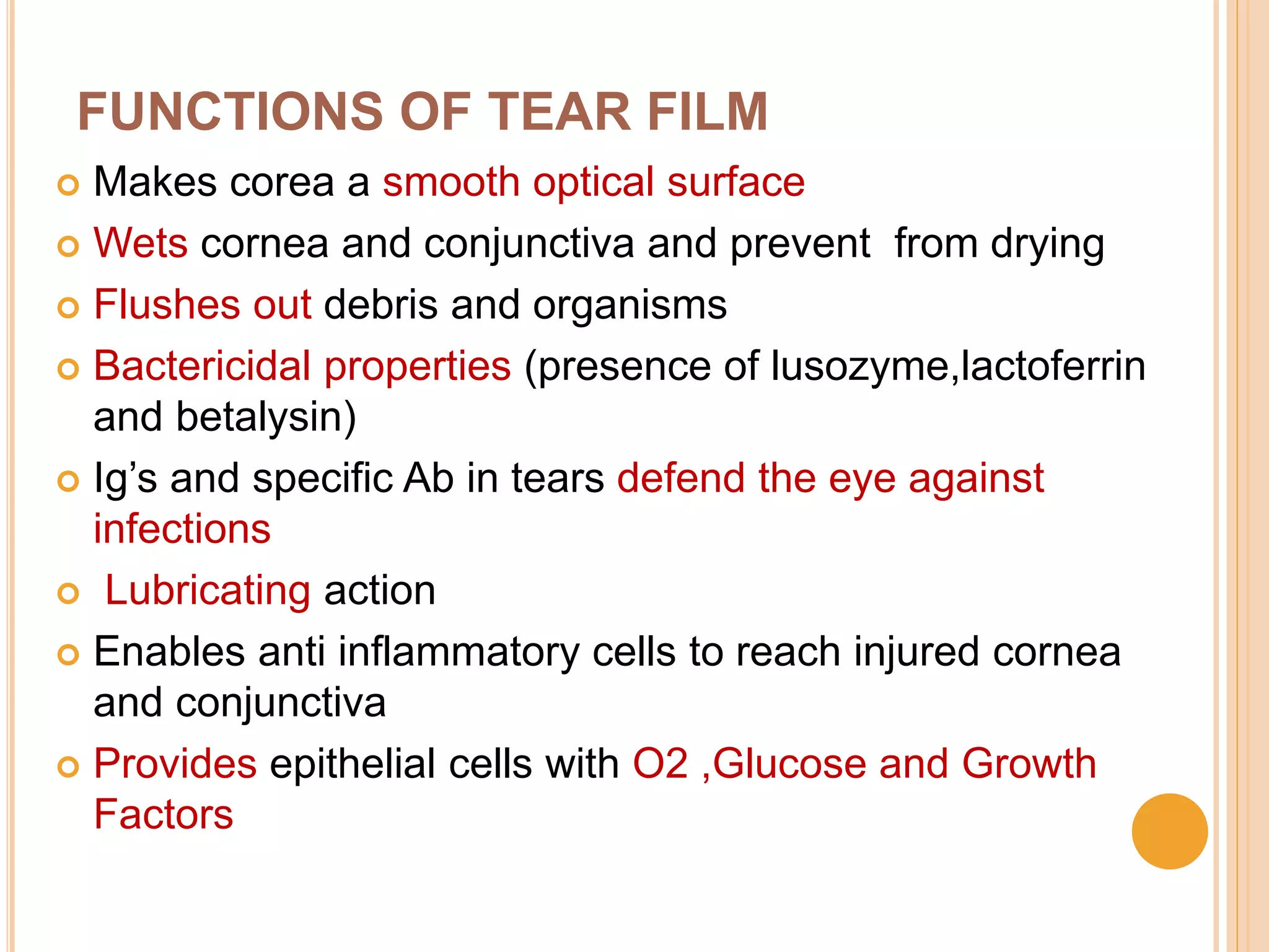 Tear film Dr Ferdous | PPTX