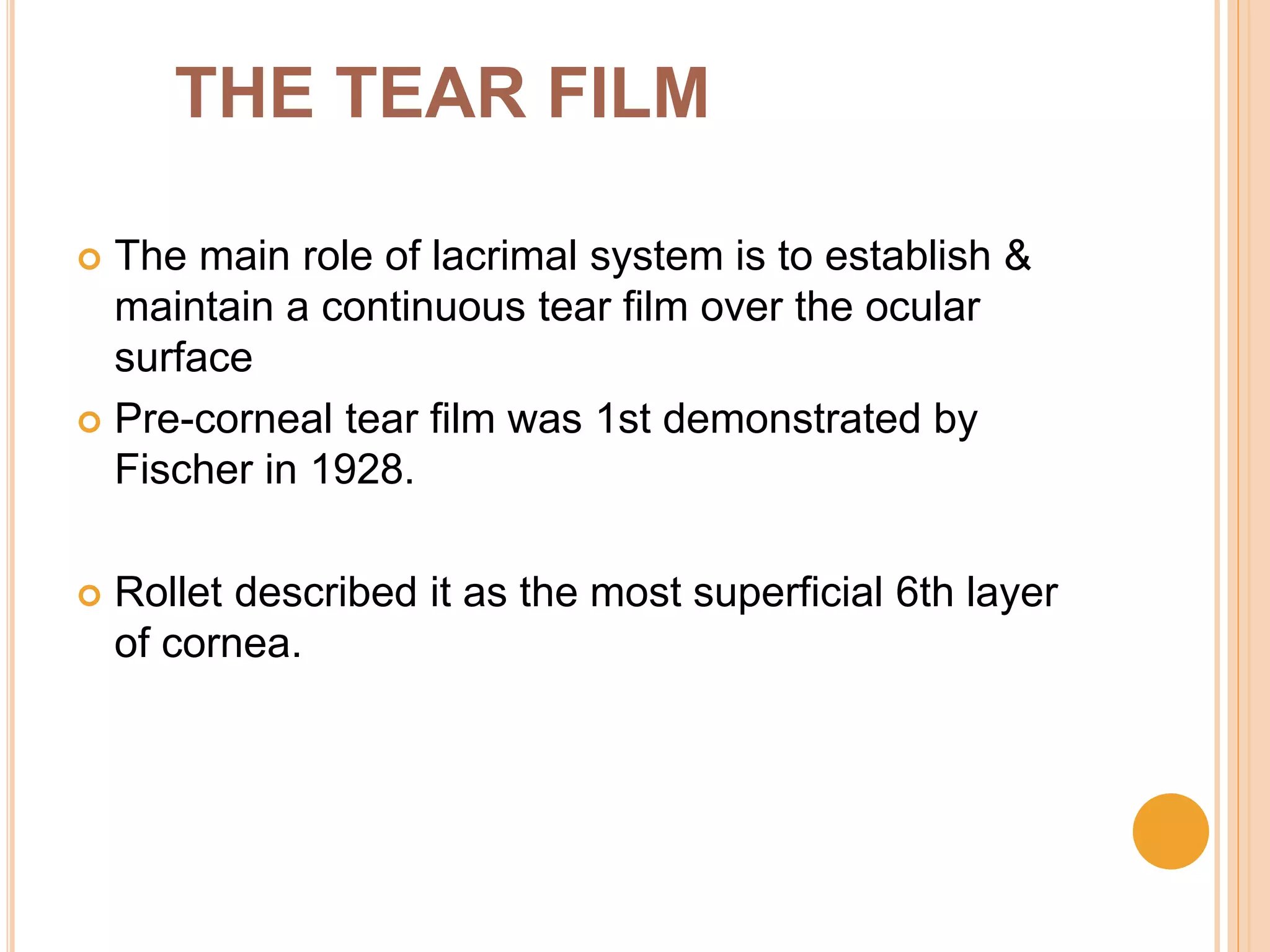 Tear film Dr Ferdous | PPTX