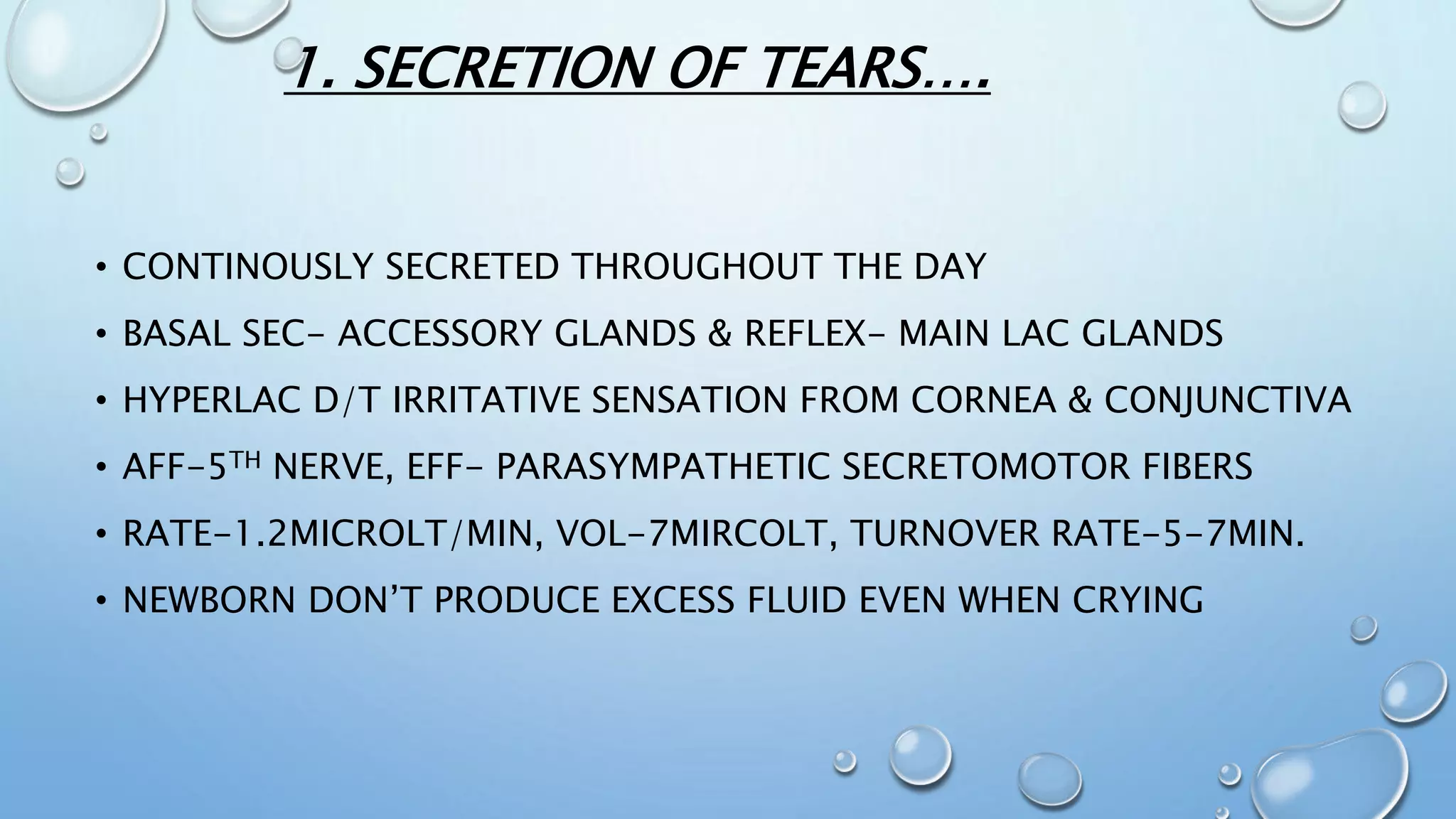 Tear film dynamics | PPTX