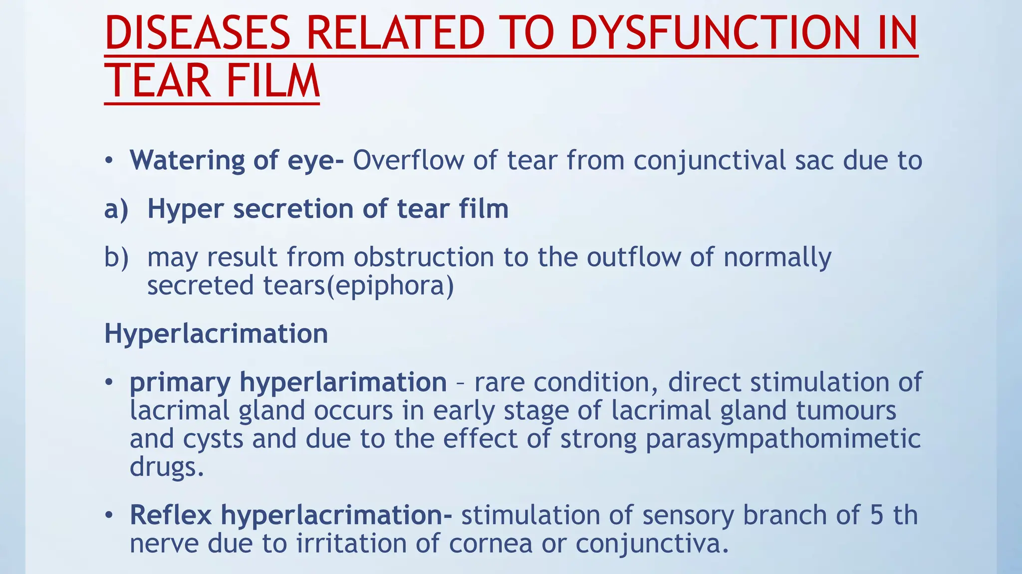 TEAR FILM PHYSIOLOGY Presentation ophthal | PPTX | Eye and Vision ...