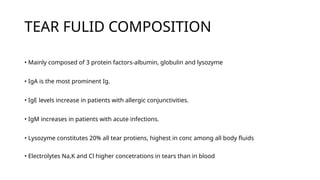 tearfilm physiology and biochemistry.pptx