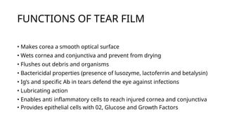 tearfilm physiology and biochemistry.pptx | Eye and Vision Conditions ...
