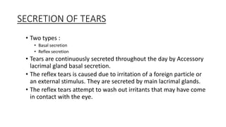 TEAR FILM STRUCTURE AND ITS DYNAMICS BY DR. GUDIYA RANA (1).pptx