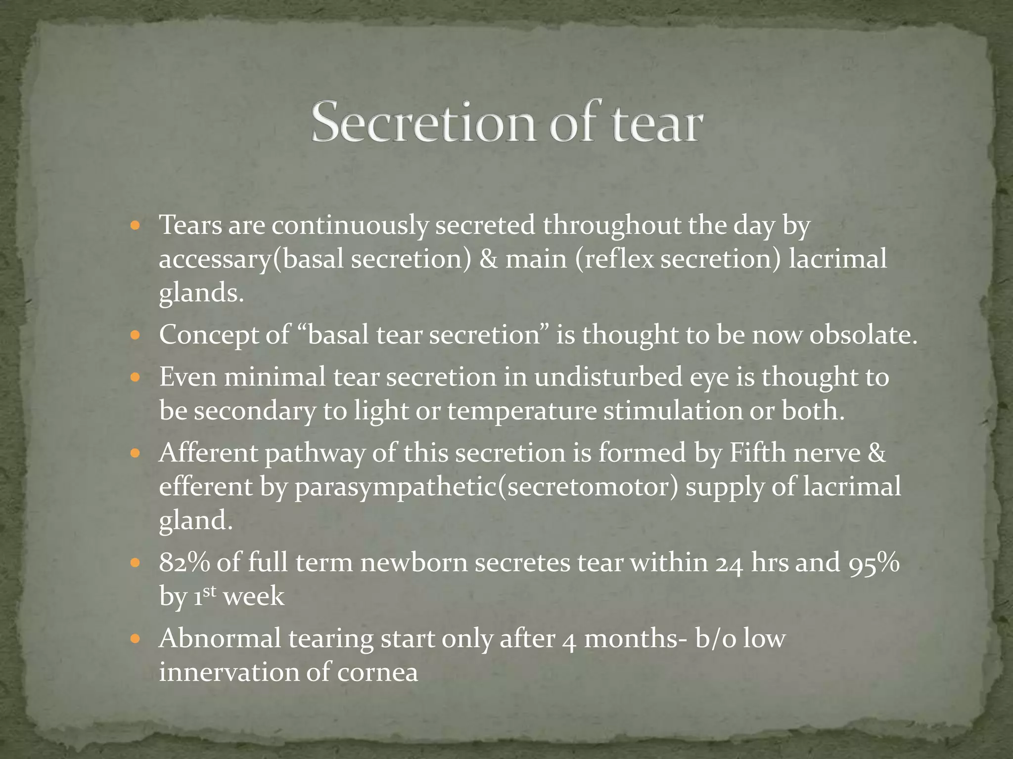 Tear film test | PPTX