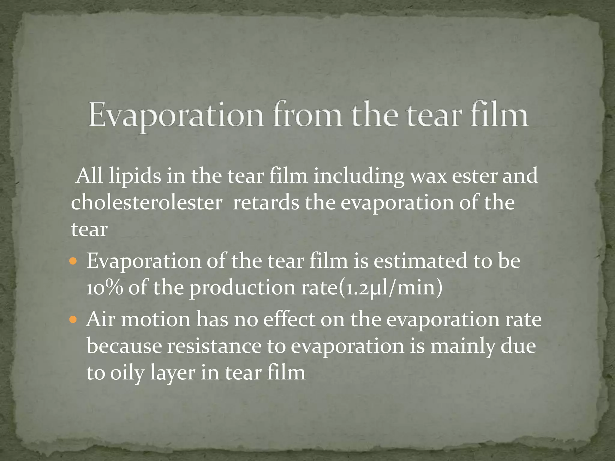 Tear film test | PPTX