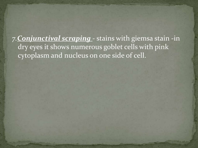 Tear film test | PPTX