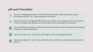 Tear Flim Biochemistry- Ocular biochemistry | PDF