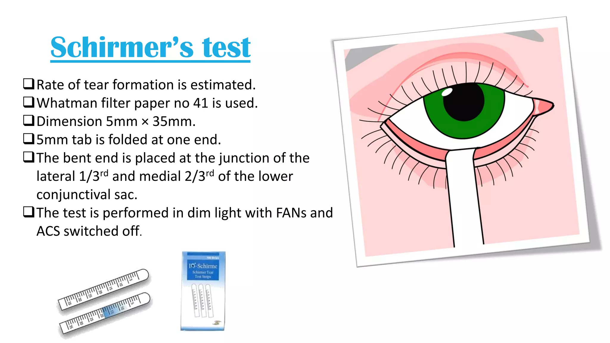 Tear function tests | PDF