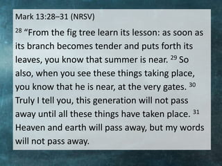 Tearing Down the Temple | A Sermon for Lent 5 from Mark 13 | PPT